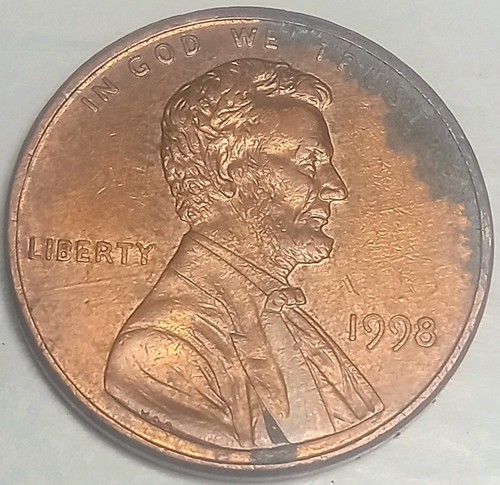 1998 P Wide AM Mint Error Variety,Lincoln Mem. Cent Penny Coin, Free ...