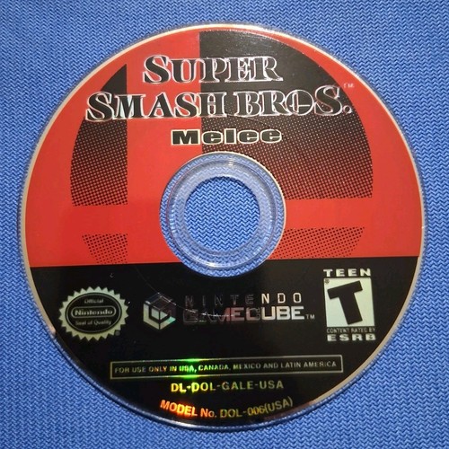 TESTED Nintendo GameCube Super Smash Bros Melee Disc Only | eBay