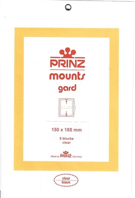 5 Prinz CLEAR Mounts 150 x 185 FREE U.S. Shipping w/$50 Order | eBay