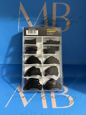 STARLET FRENCH COLOR Nail Tips 100Pcs PROFESSIONAL DEEP C-CURVE NATURAL ...