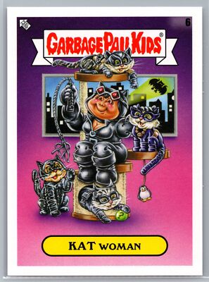 2022 Topps Garbage Pail Kids: Book Worms #6 Kat Woman Gross Adaptations ...