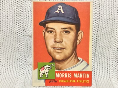 1953 Topps #227 Morris Martin Philadelphia Athletics Pitcher | eBay