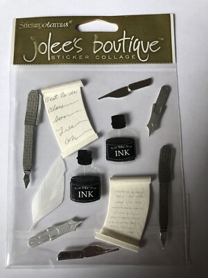 jolees boutique Scrapbooking stickers “Writing Instruments” | eBay