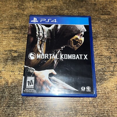 Sony PlayStation 4 PS4, Mortal Kombat X, Case & Disc Only. Tested and ...