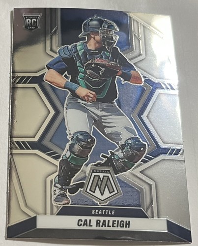 CAL RALEIGH RC 🔥 2022 Panini Mosaic #242 ROOKIE Seattle Mariners ⚾ RC ...
