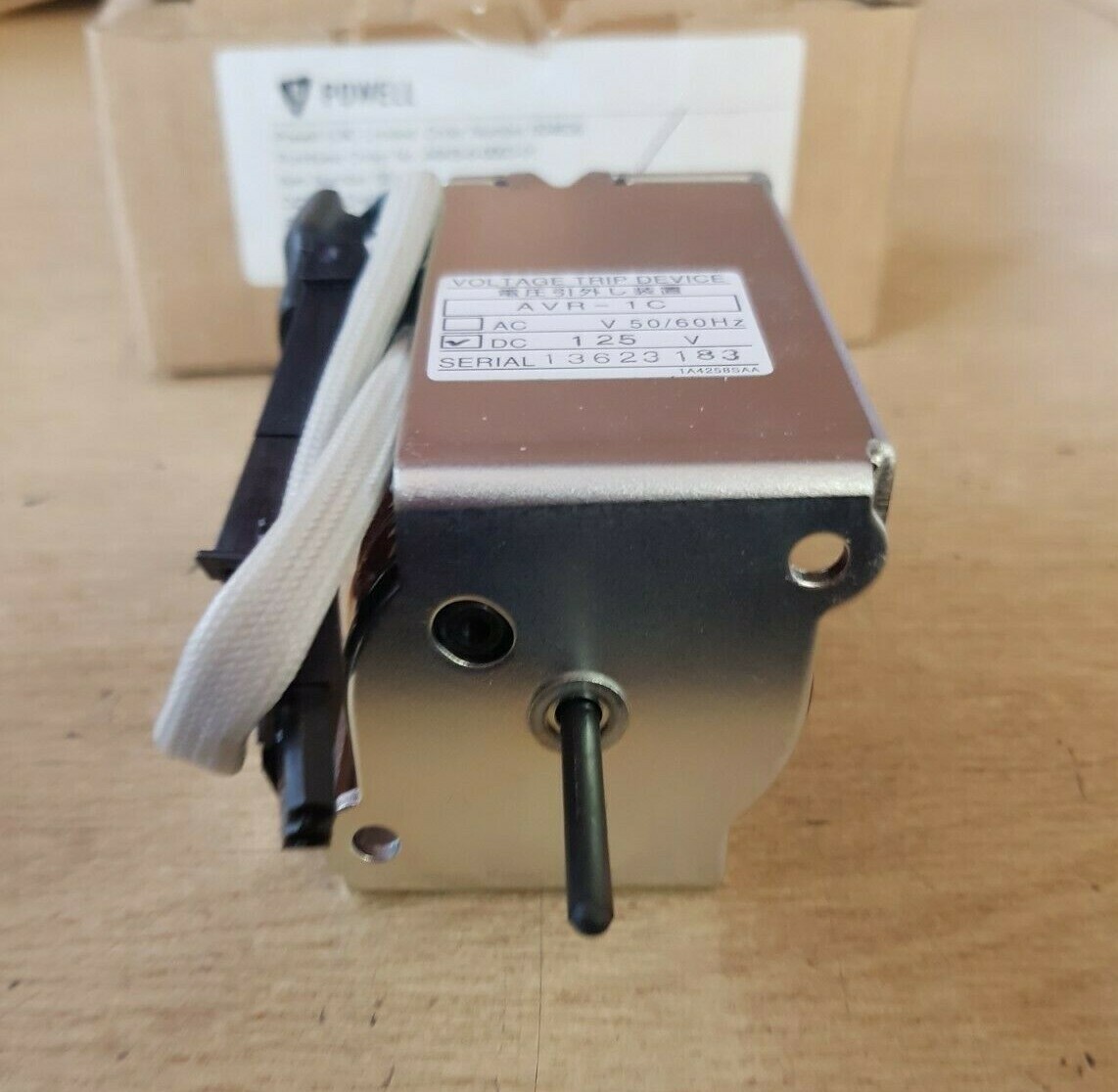 New In Box Terasaki AVR-1C Voltage Trip Device DC125 V Shunt Trip ...