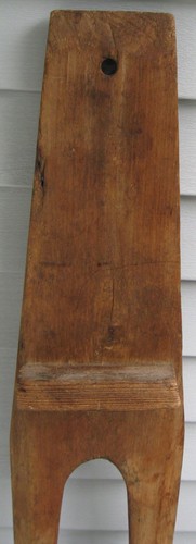 PRIMITIVE WOODEN BOOT JACK, VERY OLD, VERY LARGE WONDERFUL LOOK. | eBay