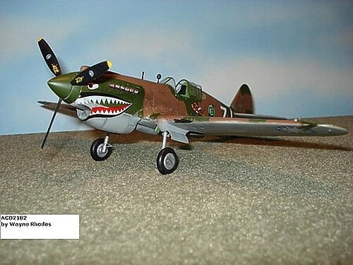 Academy P-40C TOMAHAWK - Plastic Model Airplane Kit - 1/48 Scale ...