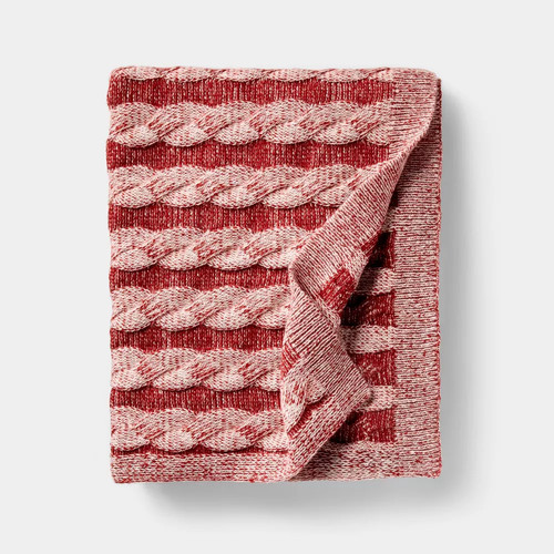 50"x60" Twisted Cable Throw Blanket - Threshold designed with Studio ...