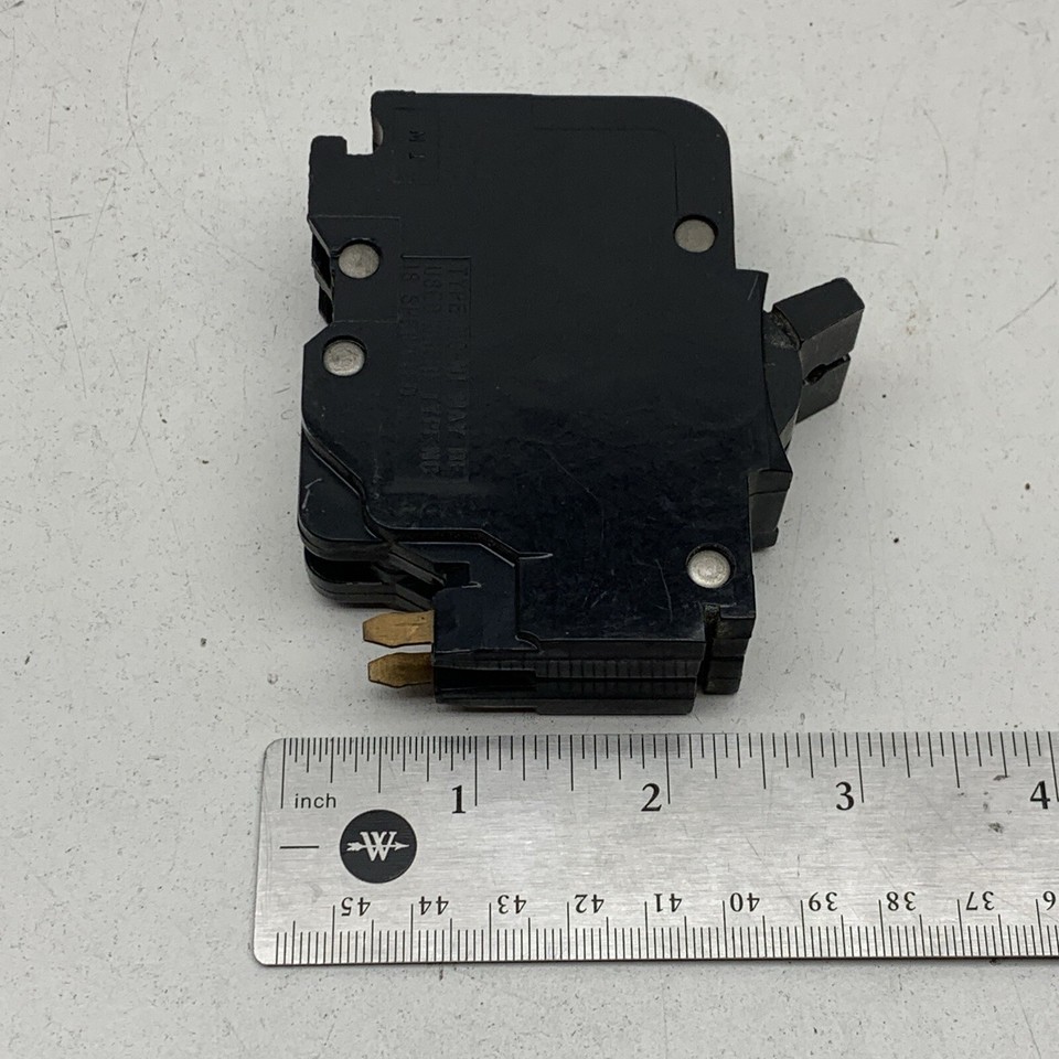 Federal Pacific FPE Stab Lock 15-Amp 2-Pole Type NC-N1 Circuit Breaker ...