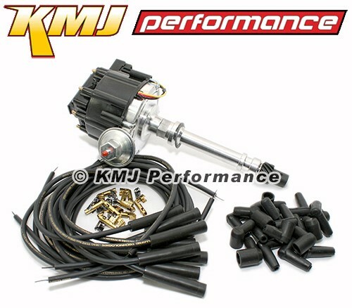 Chevy 350 454 HEI Distributor & Unassembled Moroso Straight Boot Plug ...