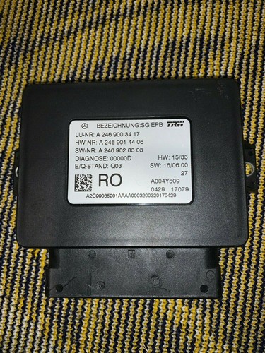 2018 MERCEDES GLE350 W166 PARKING BRAKE CONTROL MODULE UNIT OEM ...