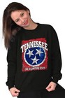 Tennessee Volunteer State Flag Vintage Gift Womens or Mens Crewneck ...