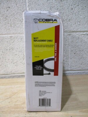 New Cobra 5/16 In. X 50 Ft. Slotted-end Cable / Drain Auger Snake | eBay