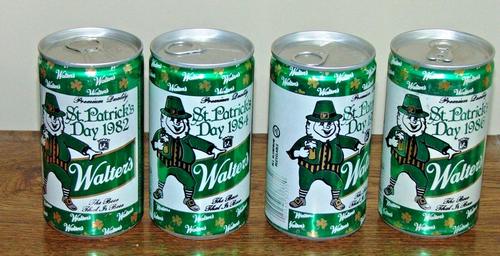 LOT OF FOUR DIFFERANT St. PATRICKS DAY BEER CANS - WALTER'S BREWING | eBay