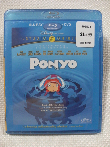 Ponyo (Blu-ray/DVD, 2010, 2-Disc Set) for sale online | eBay