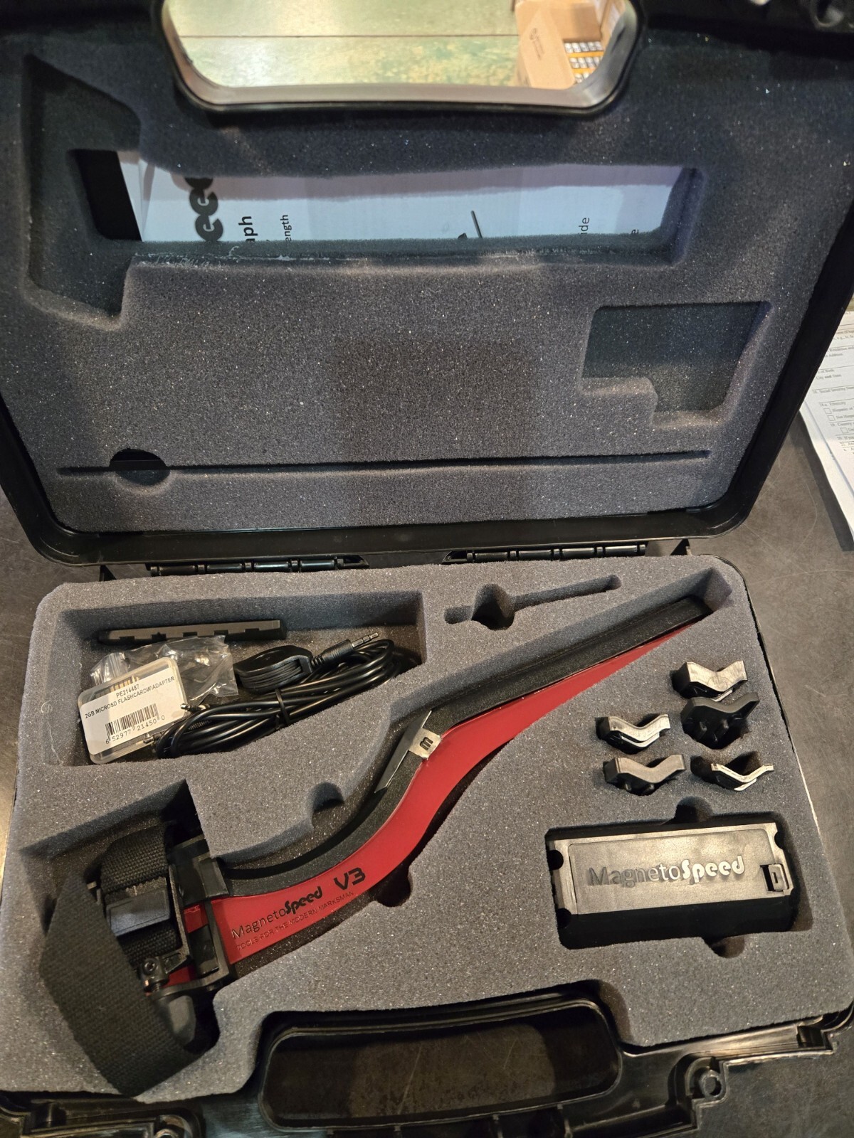 MagnetoSpeed V3 Barrel-Mounted Ballistics Chronograph In Hard Case MS ...