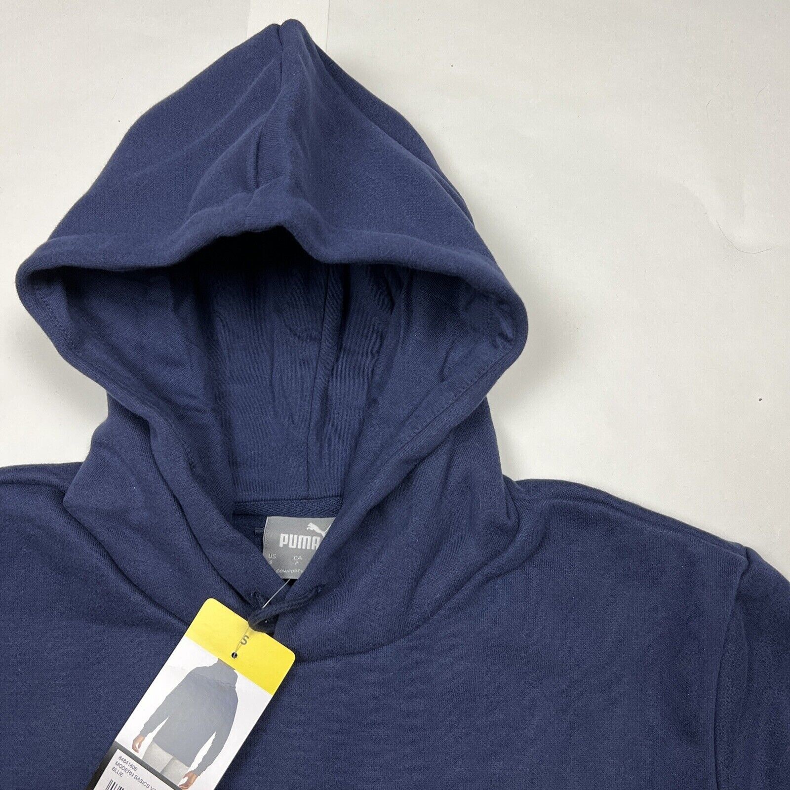 PUMA Men's Embossed Logo Classic Fleece Hoodie Sweatshirt Pullover BLUE ...