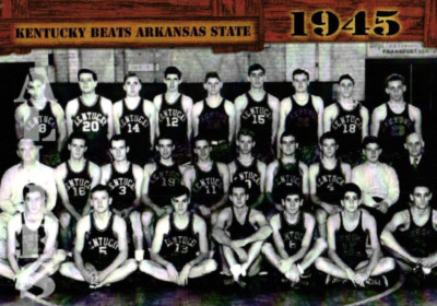 Kentucky Beats Arkansas Sate 75-6 End of War 1945 Card 148 of 249 | eBay