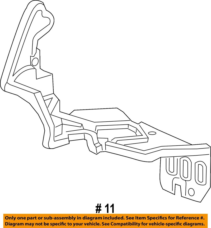 GM OEM 12-20 Sonic Fender Fender Components-Air Guide 95351686 | eBay