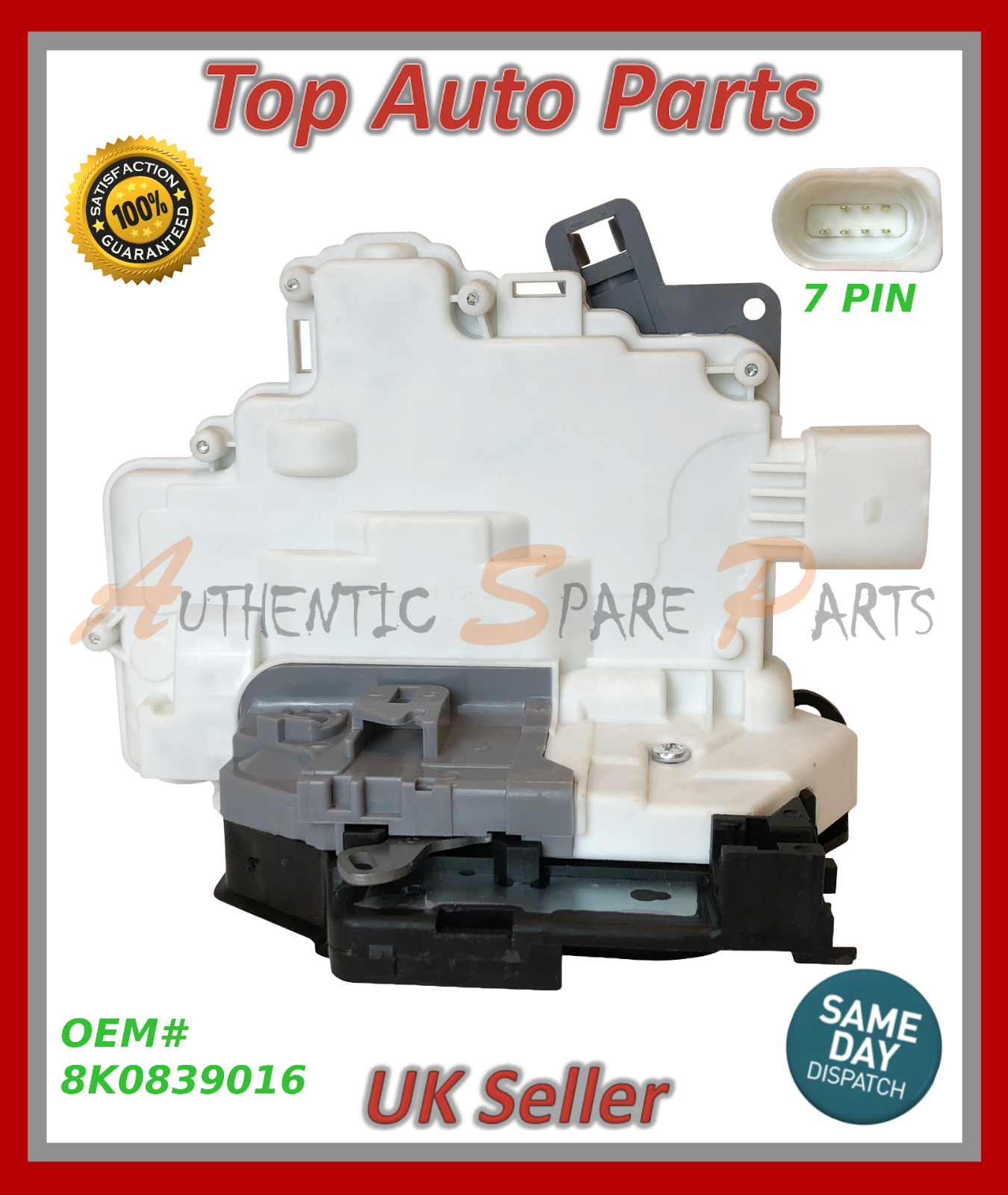For Audi A4(B8) A5 Q3 Q5 Rear Right Door Lock Actuator Mechanism Driver ...