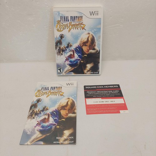 Nintendo Wii Final Fantasy Crystal Chronicles The Crystal Bearers Case ...