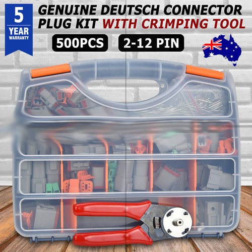 1500PCS Wire Deutsch DT Connector Plug Kit With Crimp Tool Automotive ...
