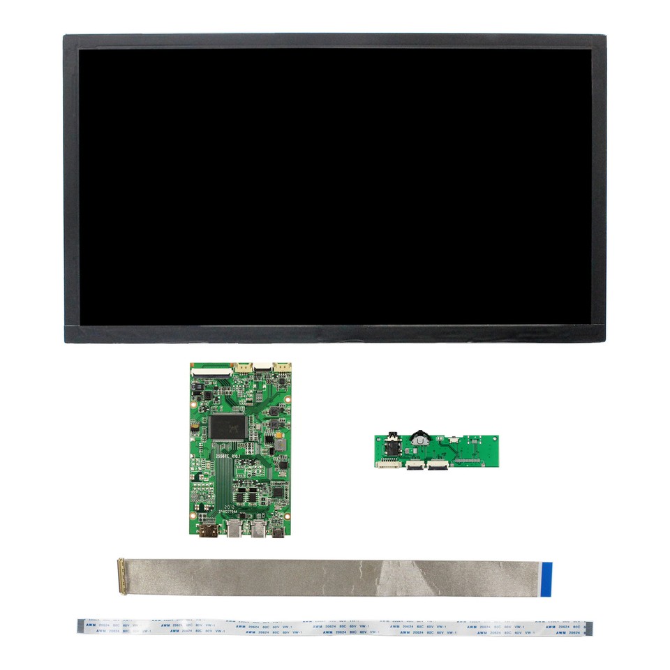 HD Type C LCD Controller Board 13.3" 2560X1440 NV133QHM A51 IPS LCD ...
