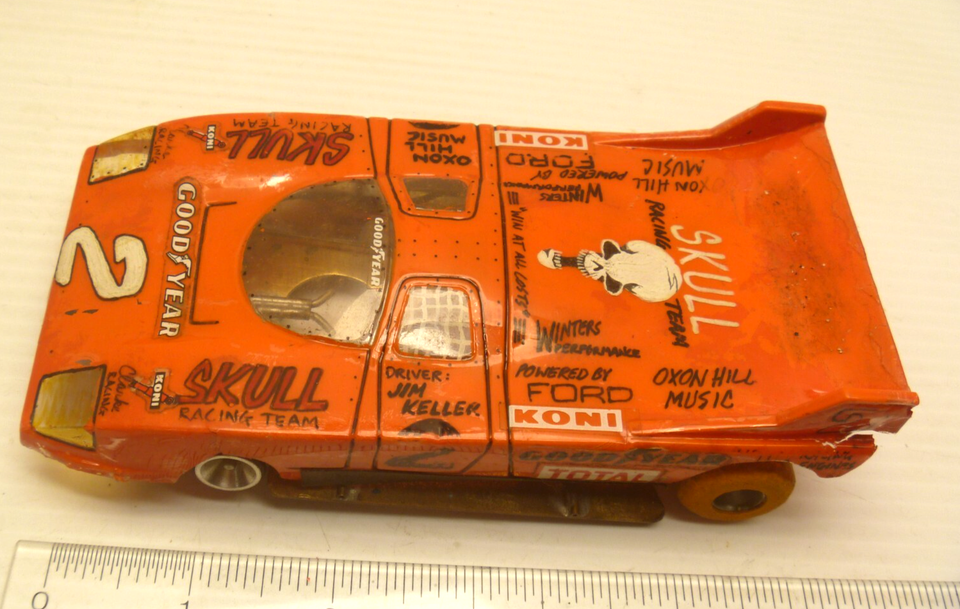 1/24 VINTAGE SLOT CARS - BRASS AND WIRE CHASSIS (1980's?) Custom shells ...