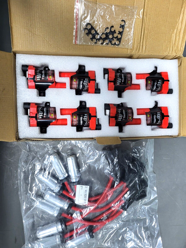 BANG4BUCK 8Pcs Ignition Coils Pack Square Type UF271 D581, 8mm Spark ...