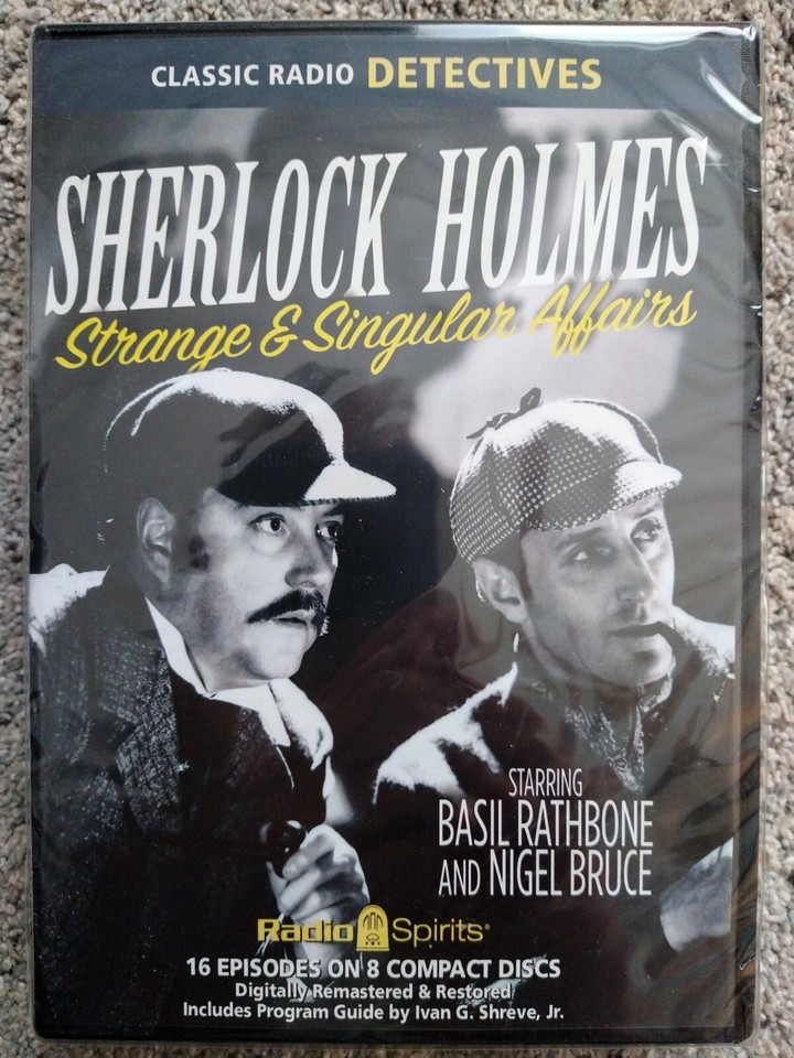 Radio Spirits SHERLOCK HOLMES CD Sets, Jim French Full Cast Radio Plays ...