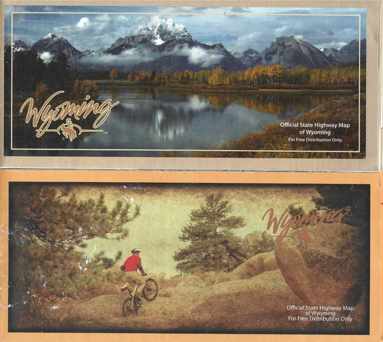 WYOMING HIGHWAY MAPS – 2008/2011/2012/2020 - OFFICIAL WYDOT ISSUE – 4 ...