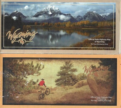 WYOMING HIGHWAY MAPS – 2008/2011/2012/2020 - OFFICIAL WYDOT ISSUE – 4 ...