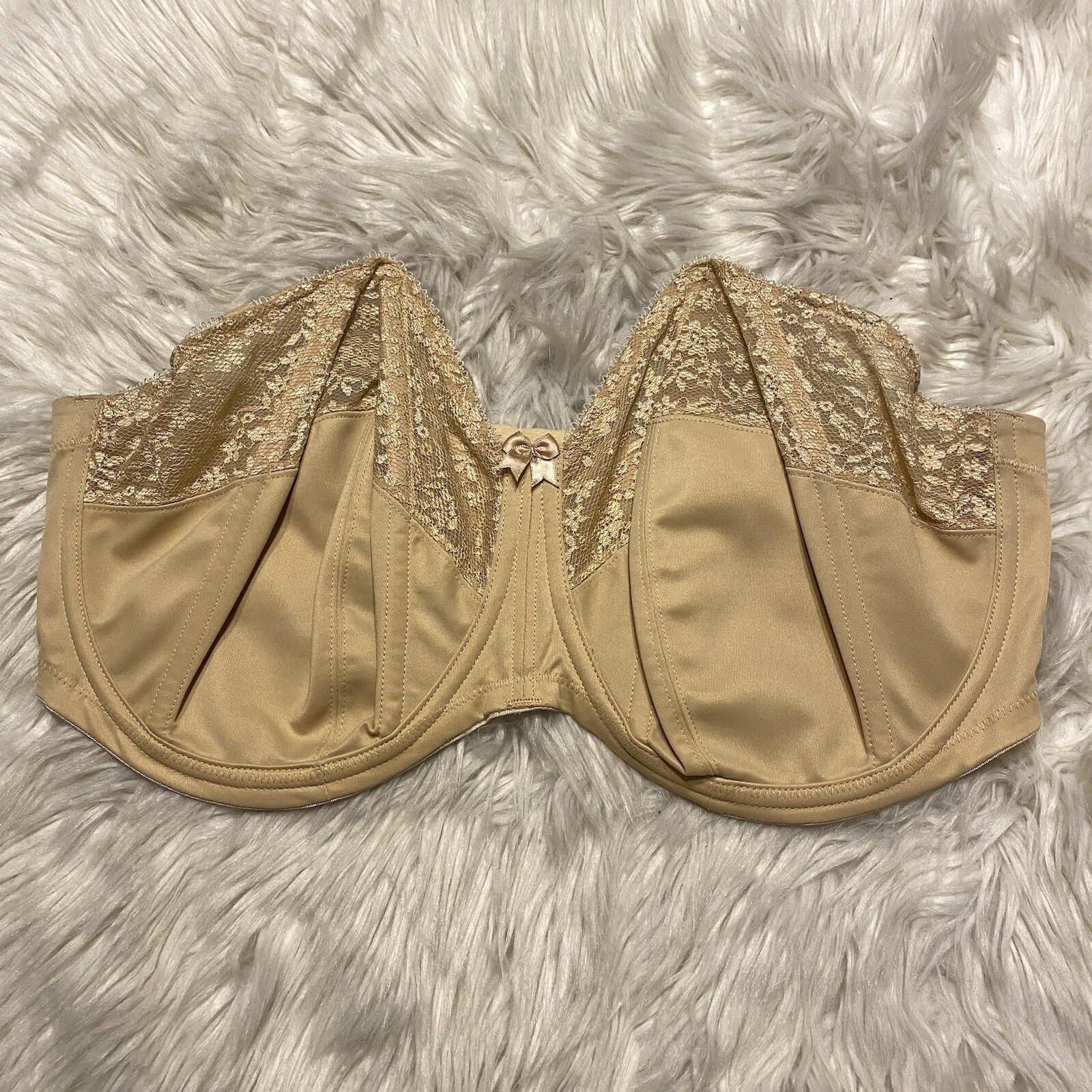 Goddess 40H Bra Beige Adelaide Underwire Strapless Ba… - Gem