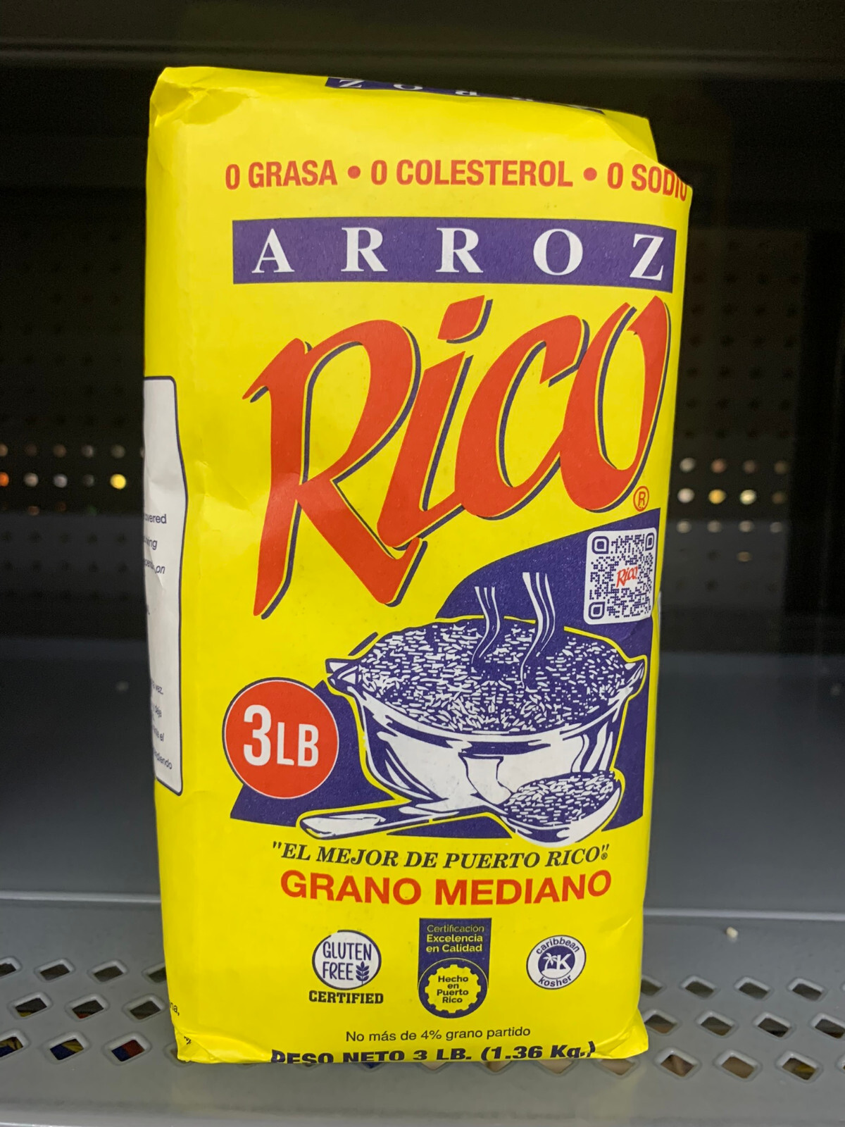 Arroz Rico Rice Grain, Medium - 3lb for sale online | eBay