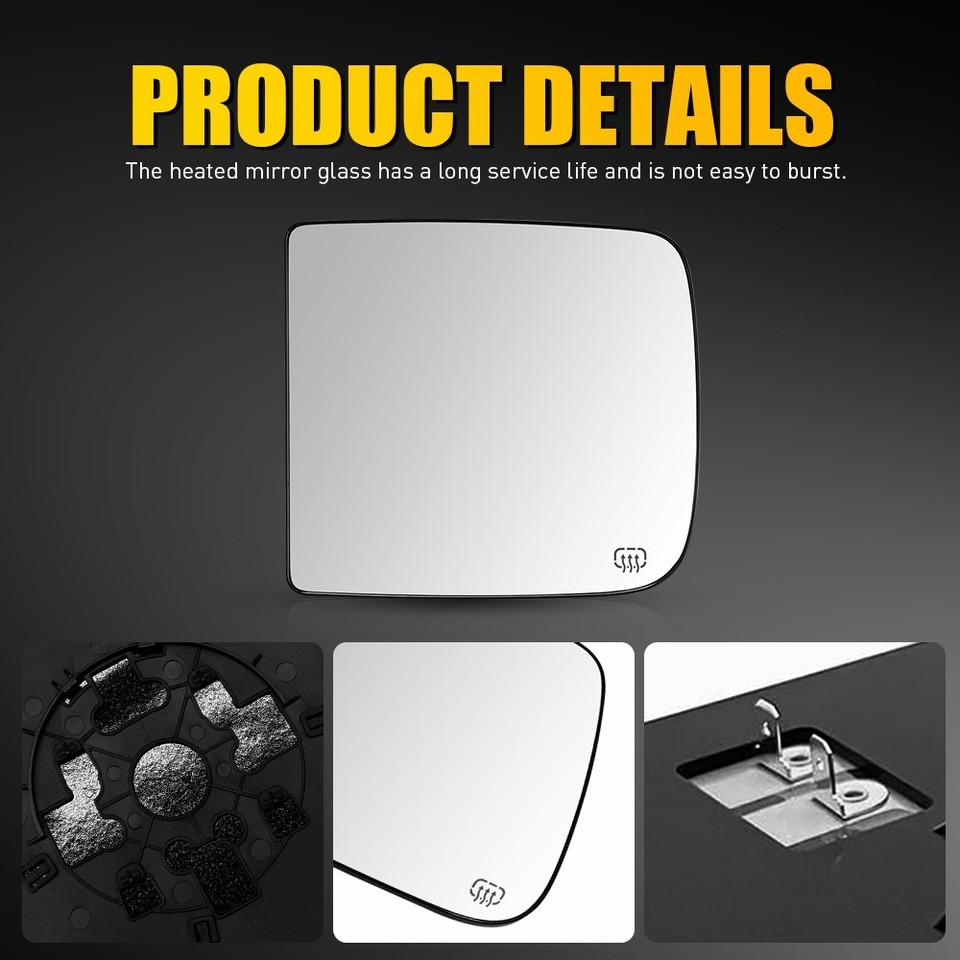 Upper Left Driver Heated Side Glass Towing Mirror For Ram Dodge 2500 ...
