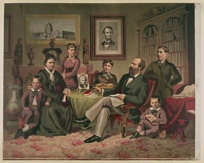 President Garfield & Family,James Abram Garfield,Lucretia Rudolph,Eliza ...