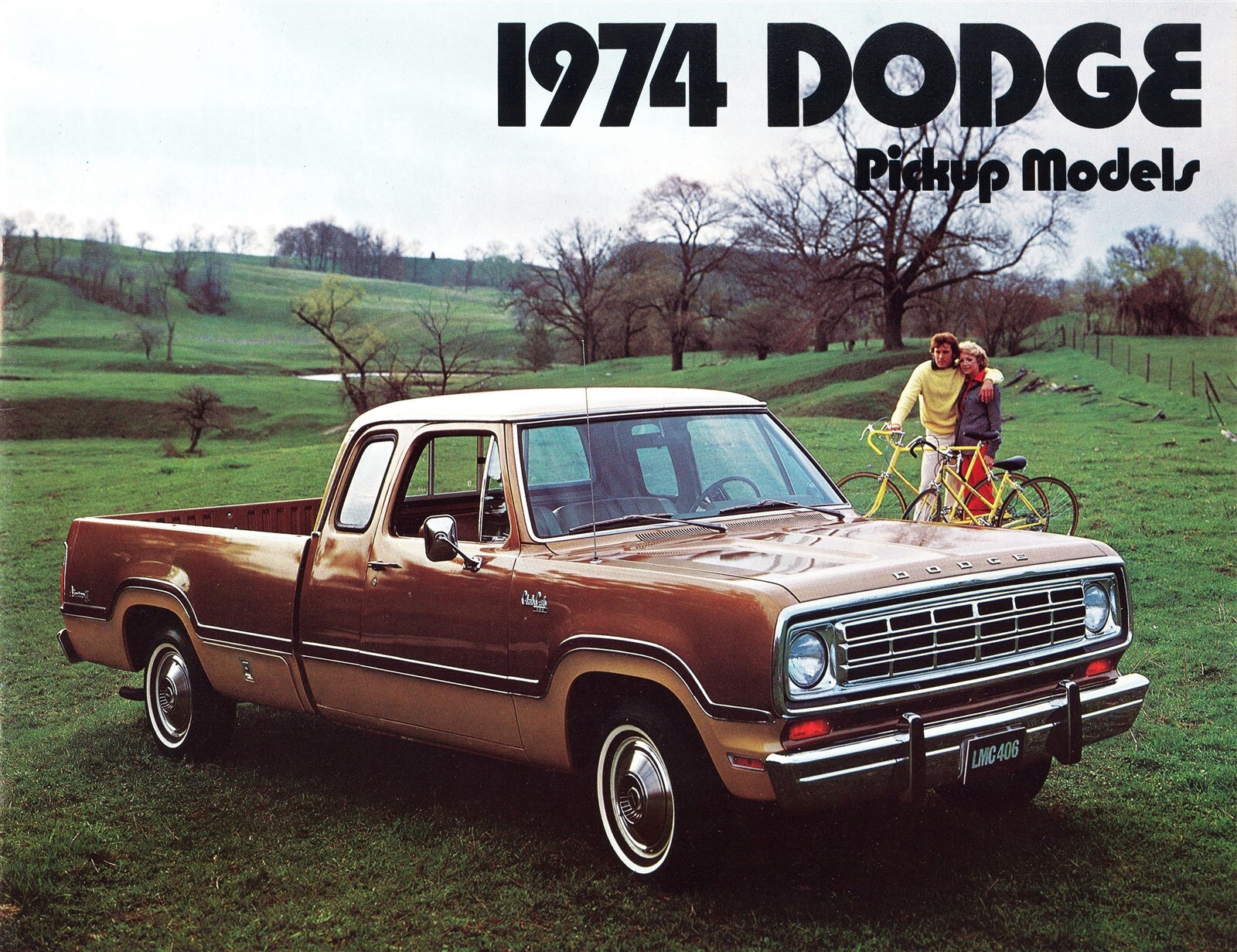 1974 Dodge Adventurer D100 D200 D300 Light-Duty Pickup Truck Brochure ...
