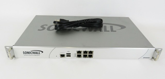 SonicWALL NSA 2400 6port Firewall Security Appliance VPN for sale ...