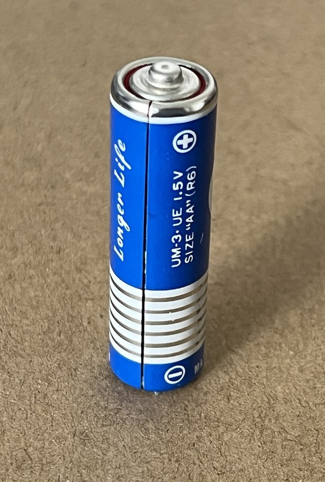 Vintage MATSUSHITA / PANASONIC National Hyper AA Battery - Made in ...