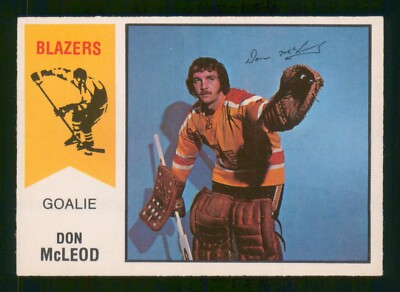 DON McLEOD RC 1974-75 O-PEE-CHEE WHA 74-75 NO 48 NRMINT+ 74174 | eBay