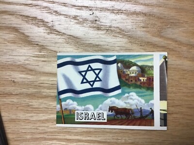 1956 Flags of the World Israel Card #29 | eBay