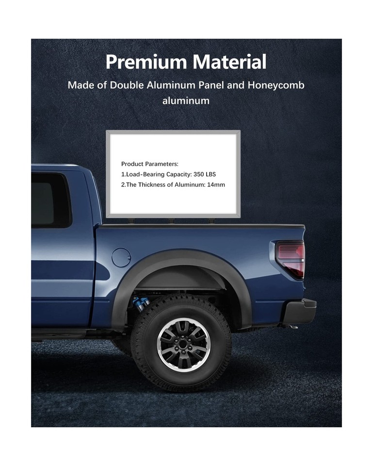 Hard Tri-Fold Truck Bed Tonneau Cover Fits for Ford Ranger 2019 2020 ...