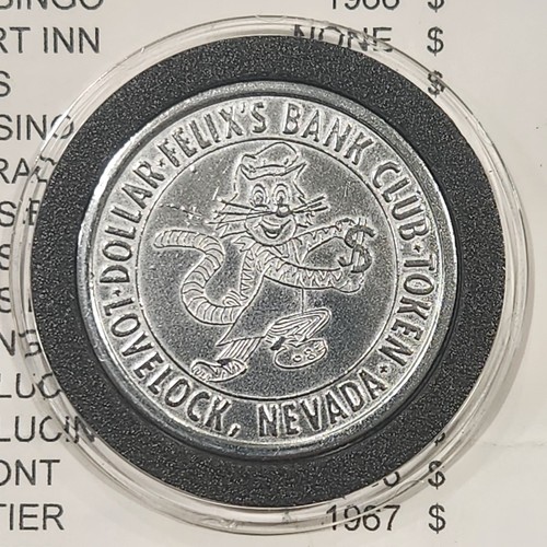Felix's Bank Club Metal Gaming Token - One Dollar $1 Lovelock, NV | eBay