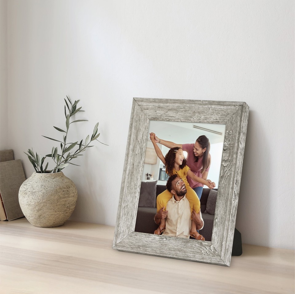 Mainstays 8x10 Rustic Gray Decorative Tabletop Picture Frame | eBay