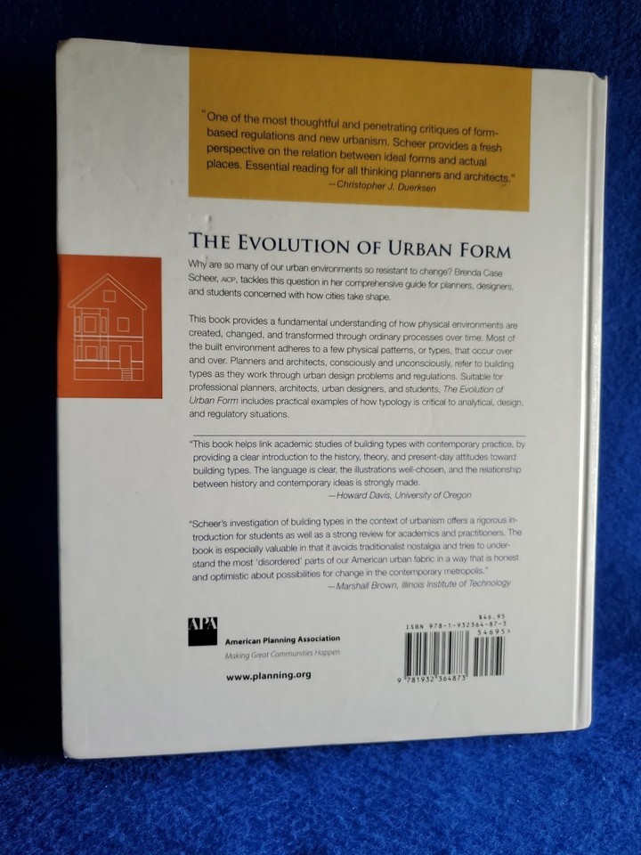 Evolution of Urban Form Brenda Case Scheer HC 2010 Architecture ...