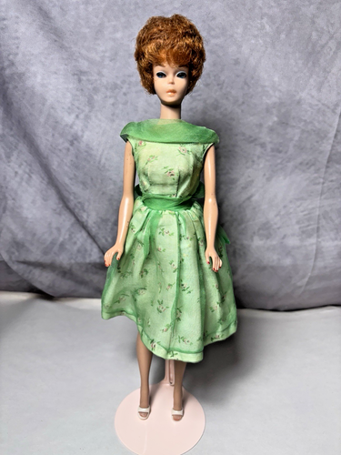 Vintage Titian Bubble Cut Barbie in Modern Art #1625 Green Dress D-767 ...