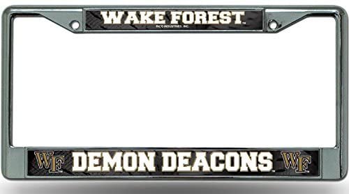 Wake Forest University Demon Deacons Premium Metal License Plate Frame ...