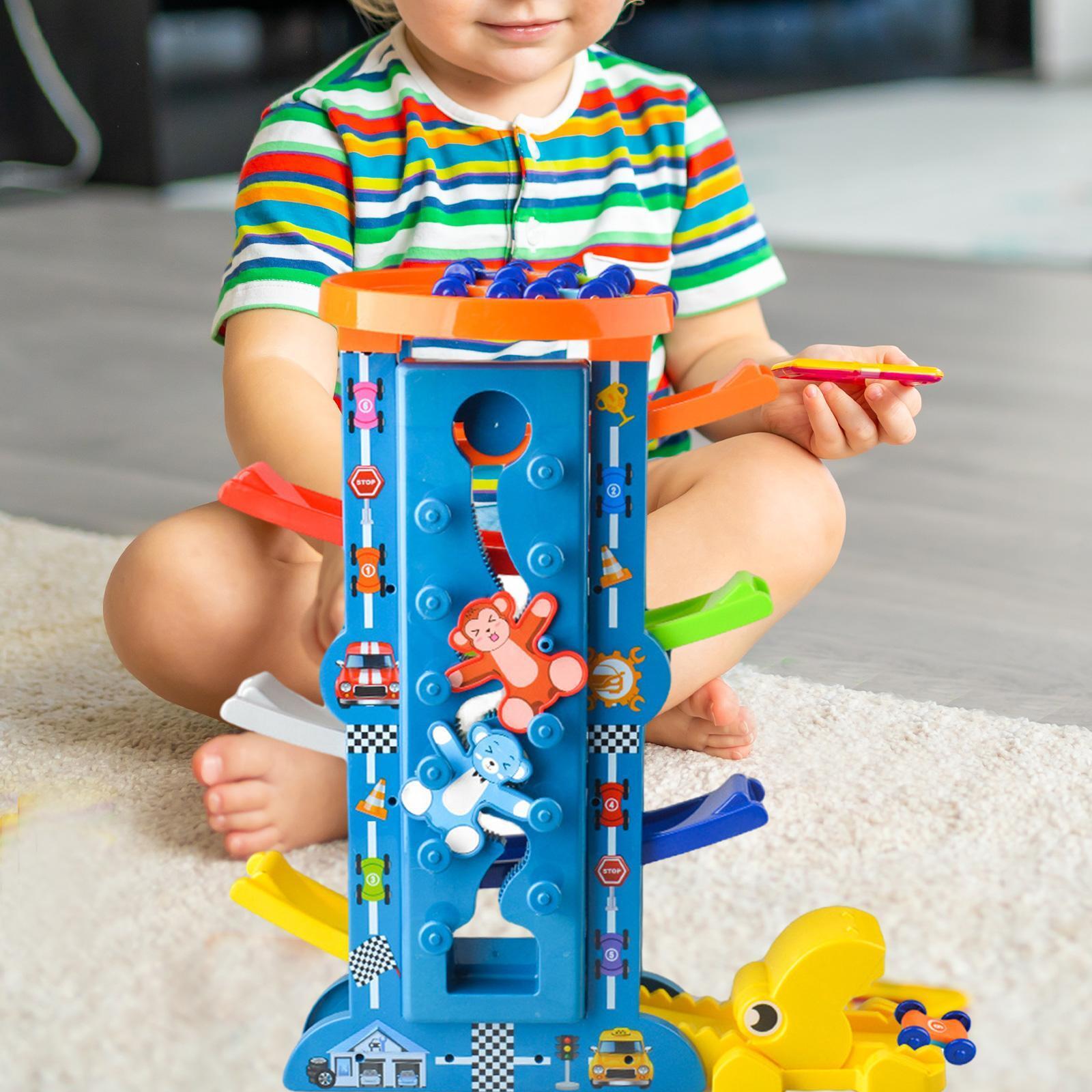 Mini Car Race Ramp Toy for Ages 1 2 3 Years Old Children Birthday Gift ...