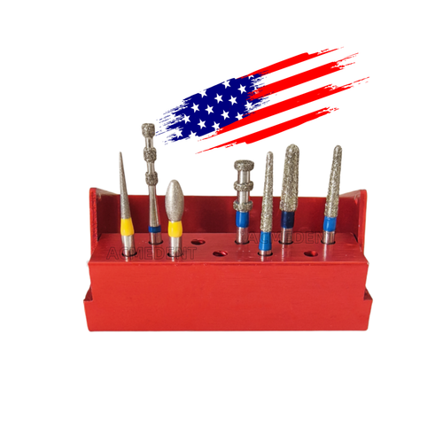 2-Kit Dental Porcelain Veneer Preparation Burs Teeth Veneers Diamond ...